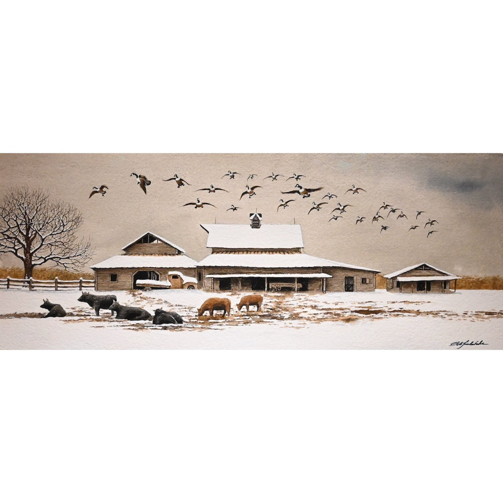 Decoying at Sheets Farm – The Bob Timberlake Gallery